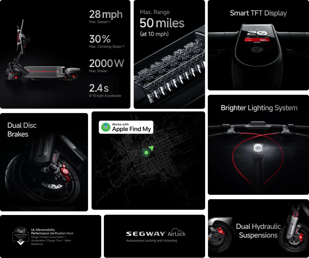 Segway MAX G3 | Premium Performance eKickscooter | Segway Official Store