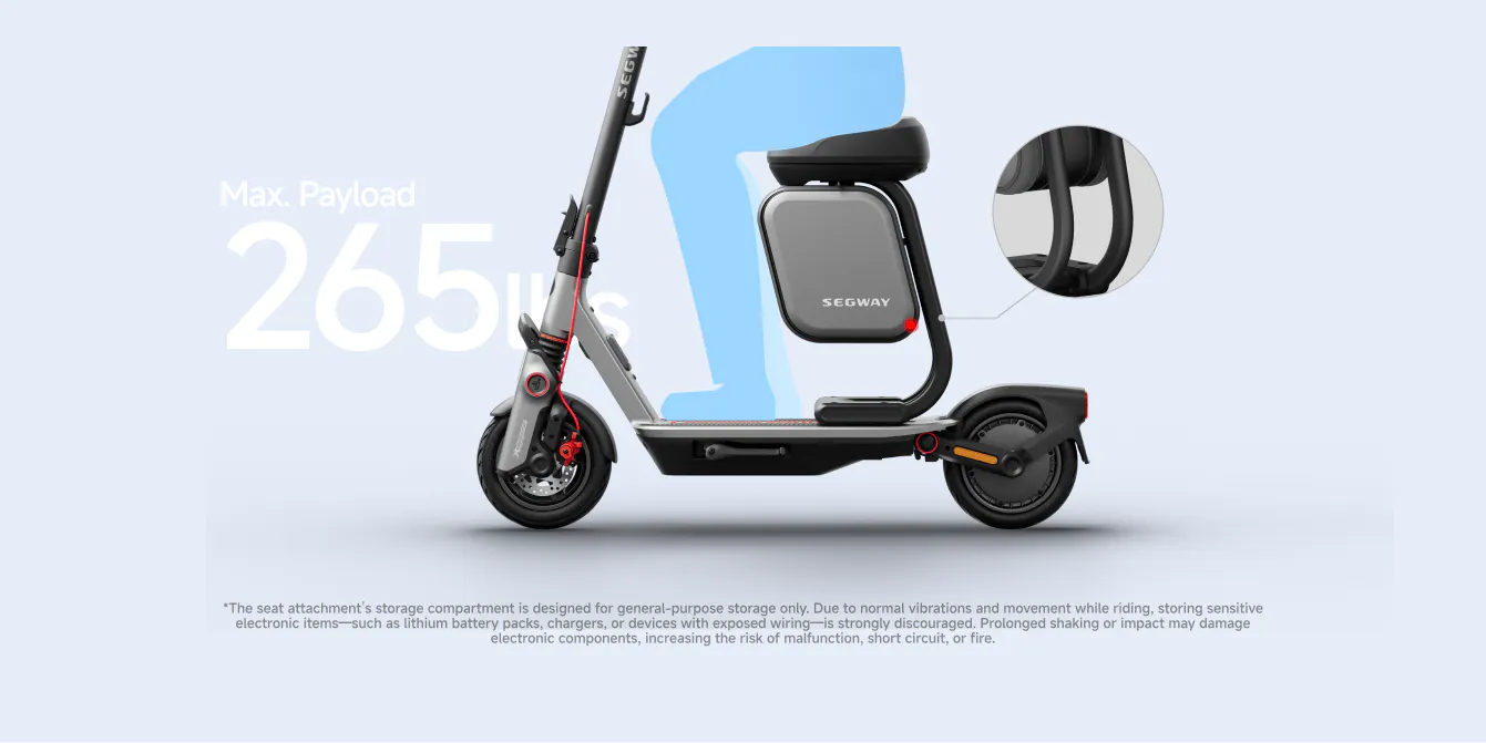 Segway Seat with Storage Kit | Segway Official Store